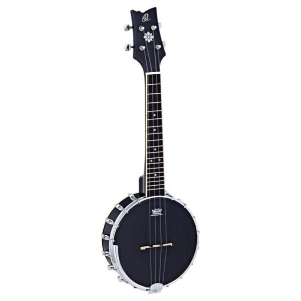 Ortega Concert Size Banjolele Ukulele Maple Black